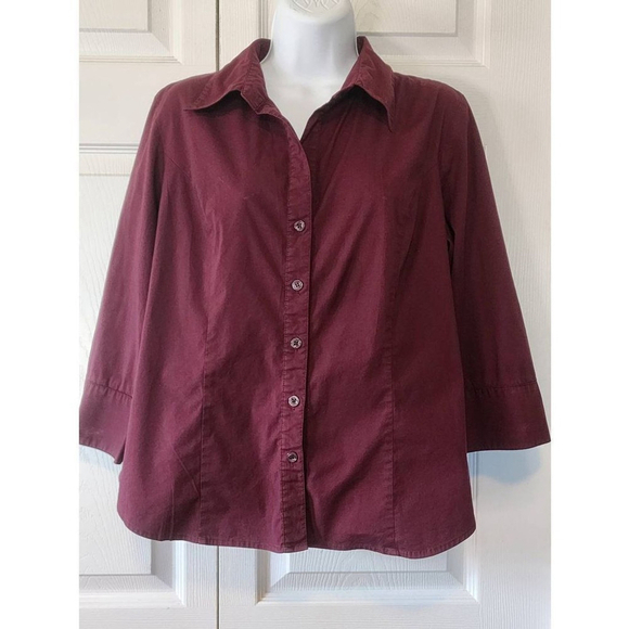 Apostrophe | Tops | Apostrophe Marroon Blouse | Poshmark